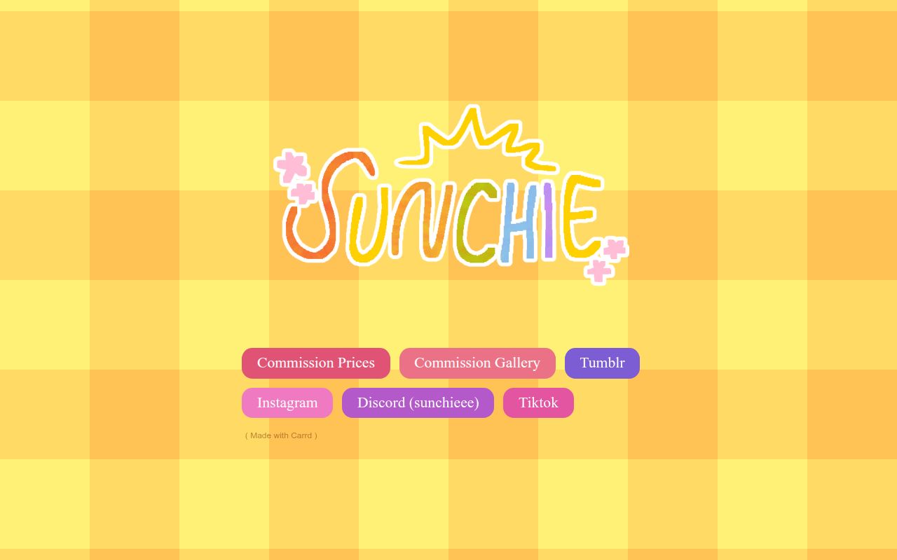 Sunchie's Commission & Contacts